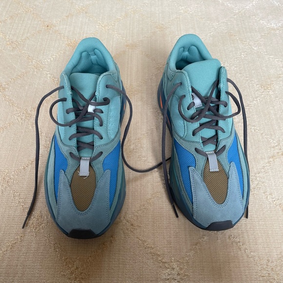 Yeezy | Shoes | Adidas Yeezy Boost 70 Sea Blue Orange Dark Grey Mens ...